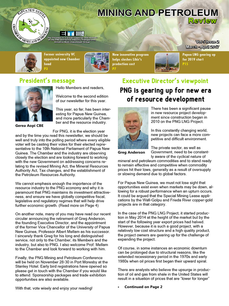 Mining and Petroleum Review Vol 5 Issue 2 Small 1 | PDF | Papua New ...
