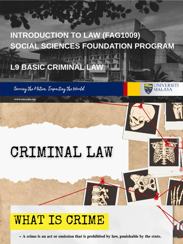 L9 Basic Criminal Law | PDF | Mens Rea | Criminal Law
