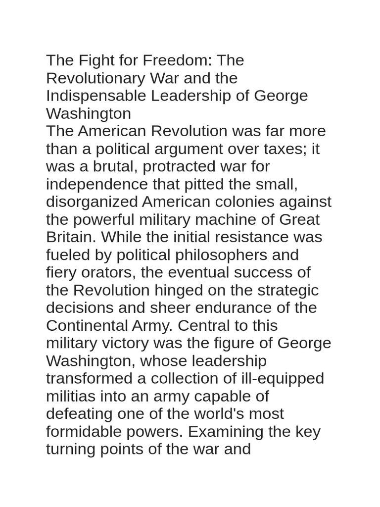 Notes_251216_101748 | PDF | George Washington | American Revolutionary War