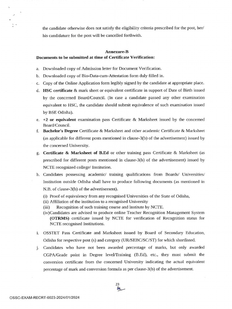 LTR Document Verification List | PDF