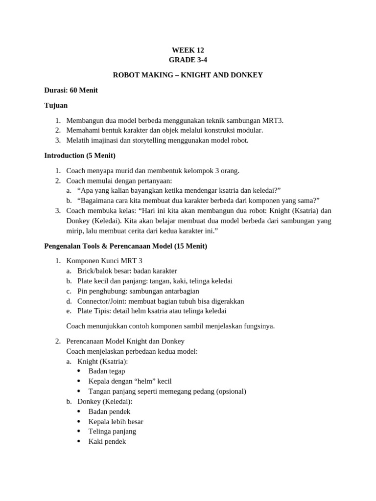 Week 12 - Knight and Donkey | PDF