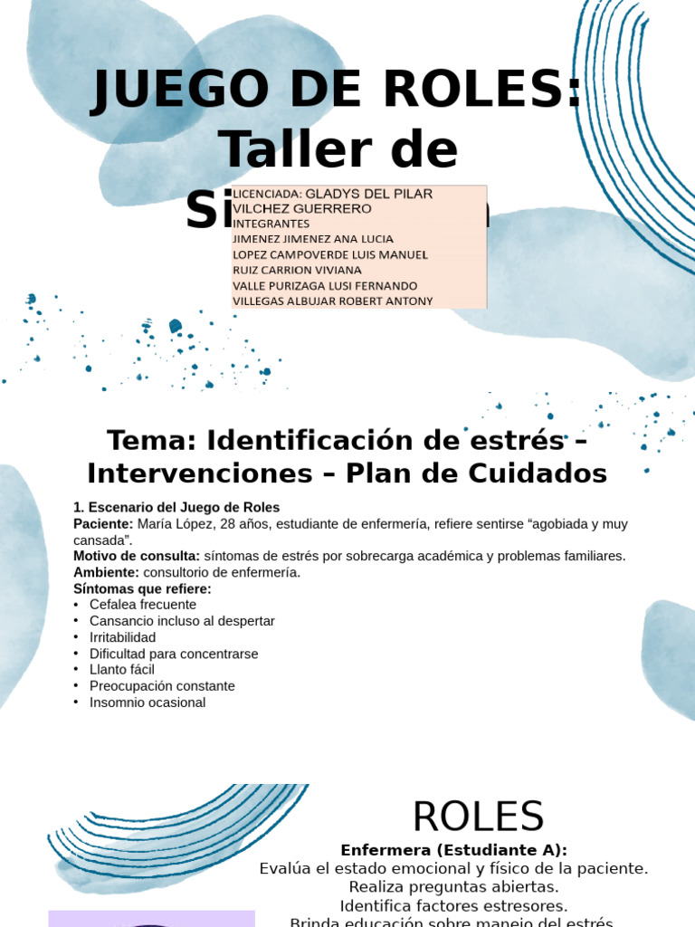 Estrategias de Manejo del Estrés en Enfermería | PDF | Estrés (biología ...