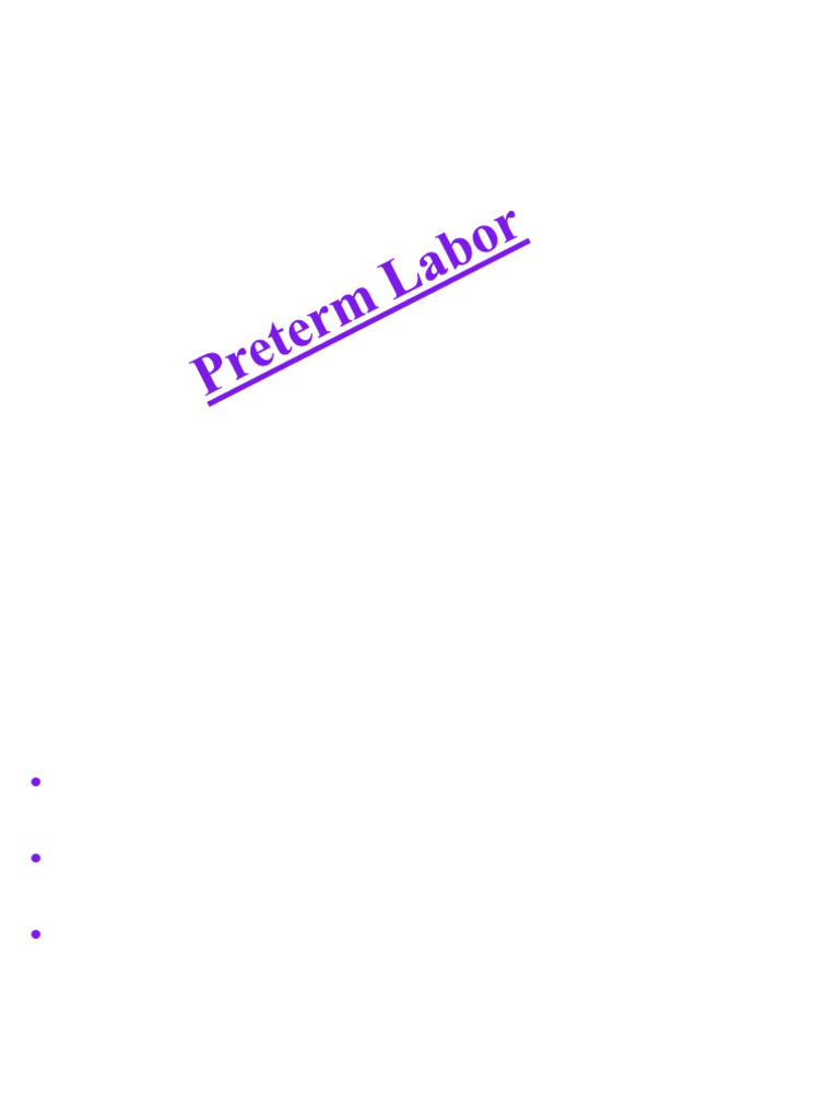 Preterm Labor and Post Term-2017 Day 2 | PDF | Childbirth | Fetus