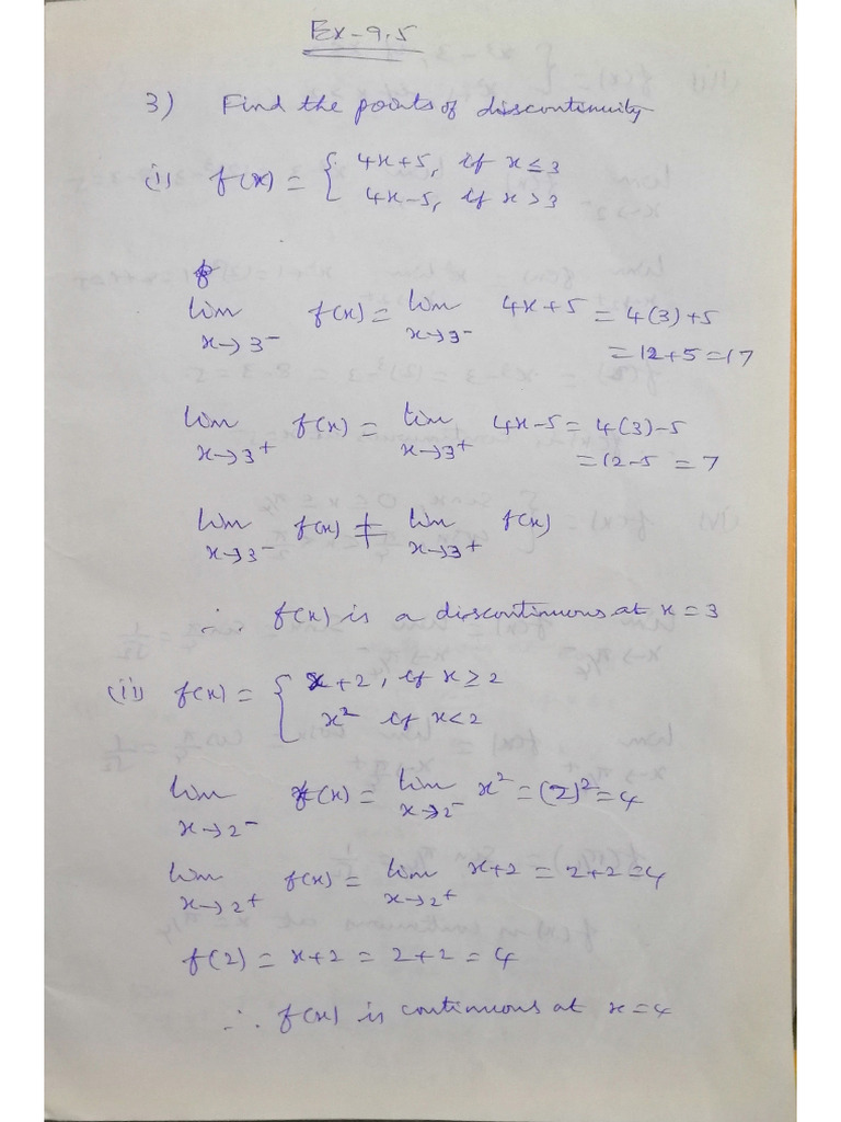 11 GM Exercise - 9.5 New Notes | PDF
