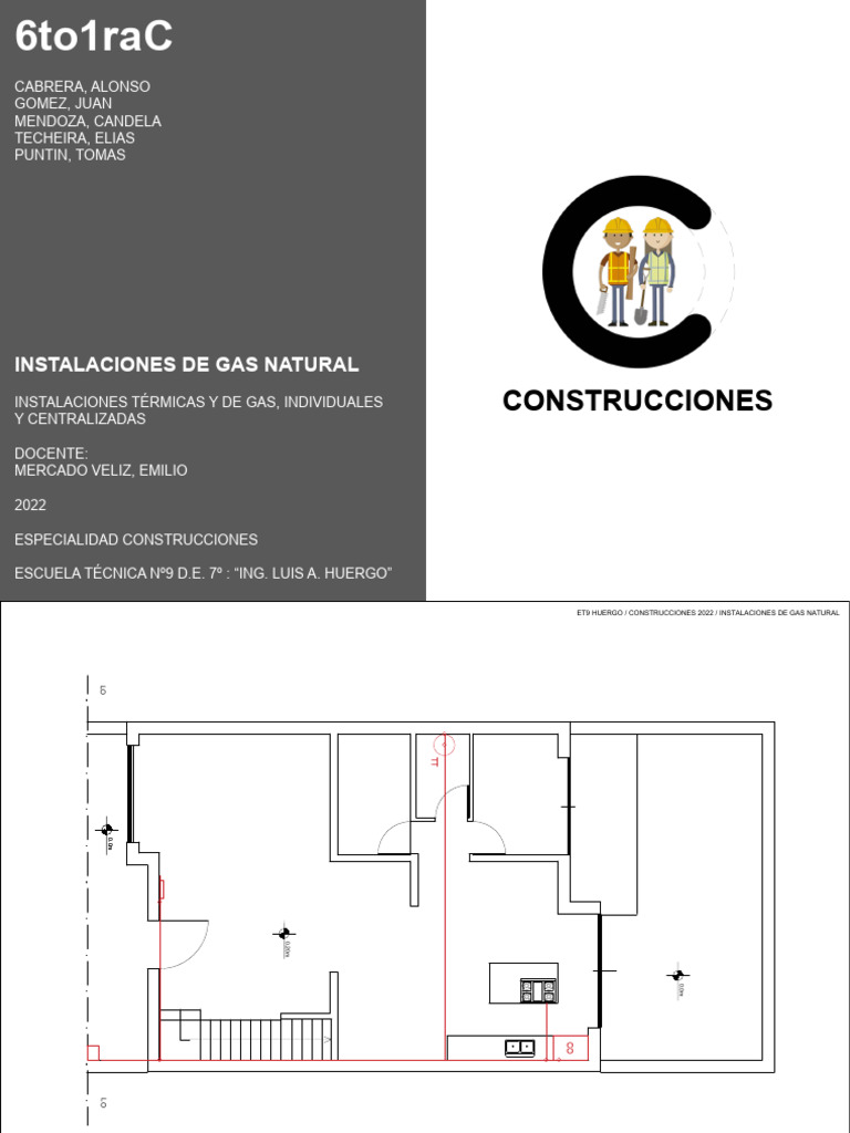Instalaciones de Gas Natural 2022 | PDF | Gas combustible | Gas natural