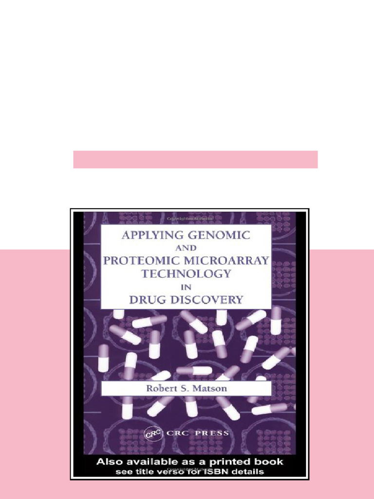 Applying Genomic and Proteomic Microarray Technology in Drug Discovery 1st Edition Robert S ...