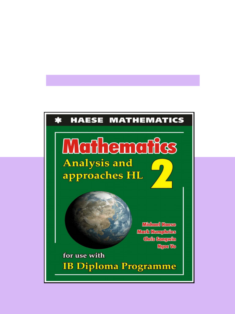 Mathematics Analysis and Approaches HL 2 Wei Zhi all chapters available ...
