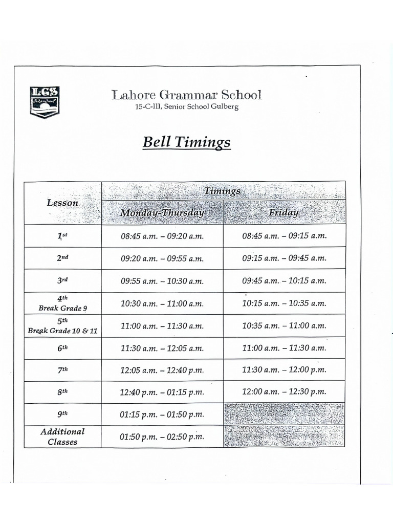 Smog Bell Timing | PDF