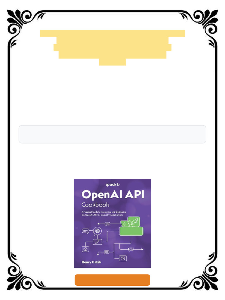 OpenAI API Cookbook: Build intelligent applications including chatbots ...