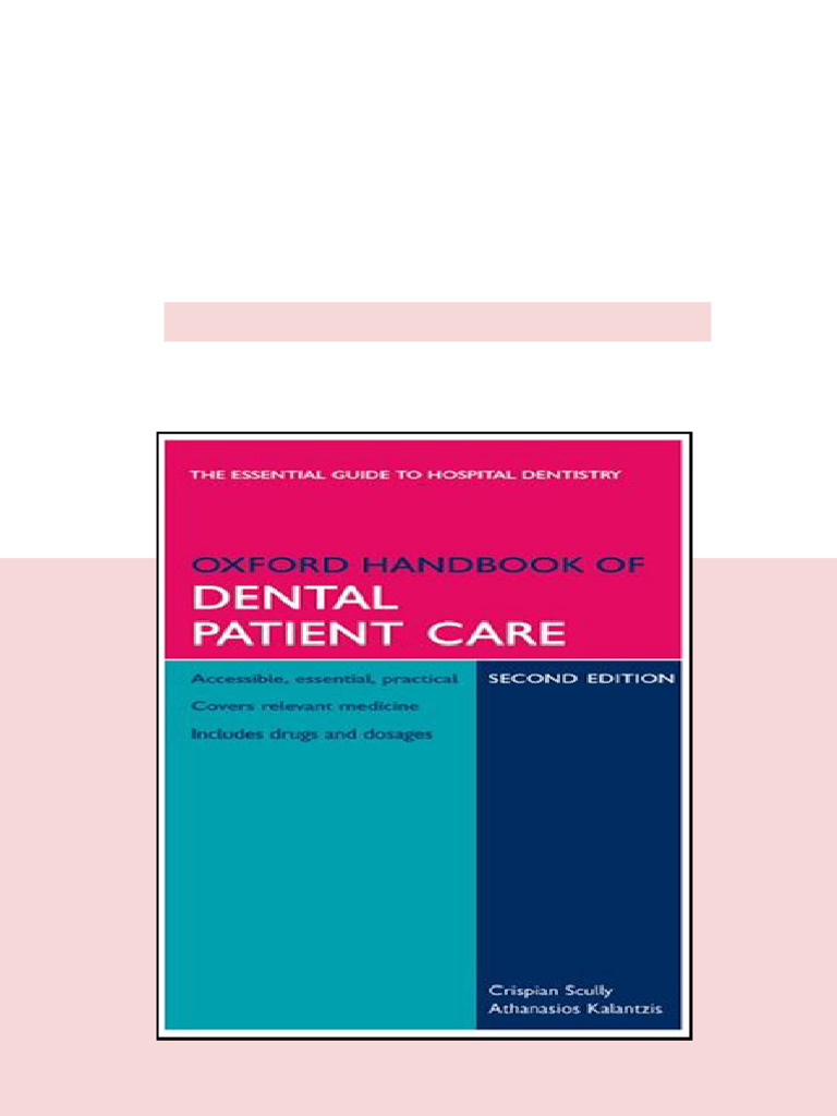 (Ebook) Oxford Handbook of Dental Patient Care by Crispian Scully ...