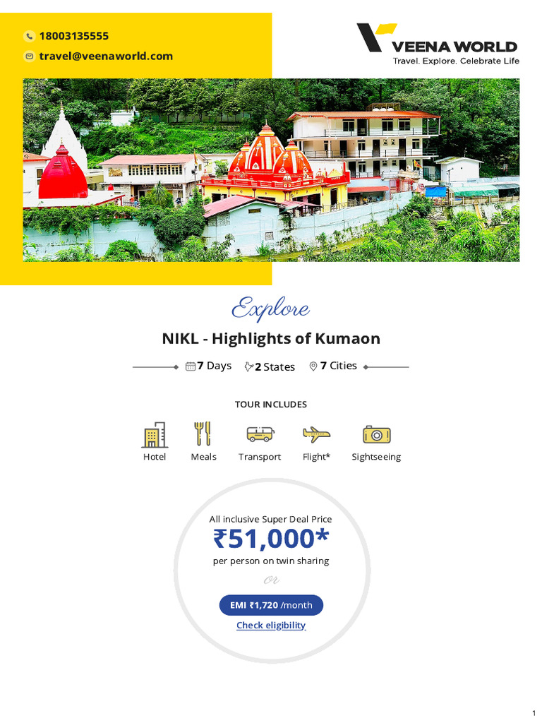 NIKL - Highlights of Kumaon | PDF
