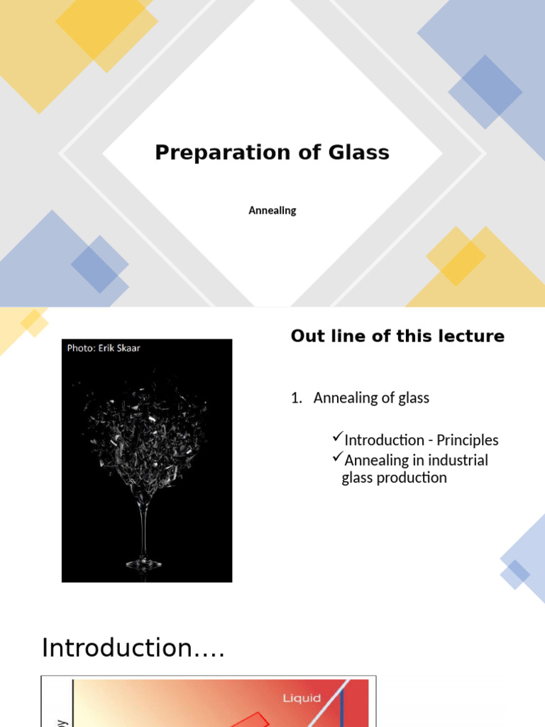 Glass Annealing Process Explained | PDF | Glasses | Viscosity