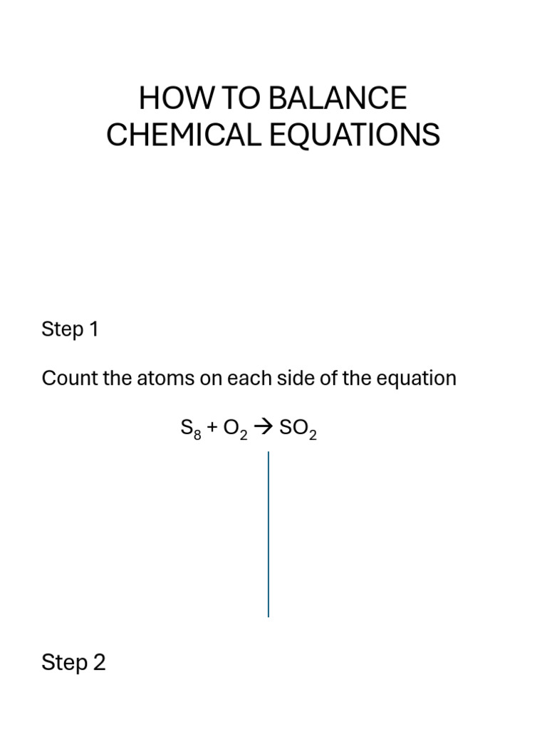 Balancing Chemical Equations Guide | PDF