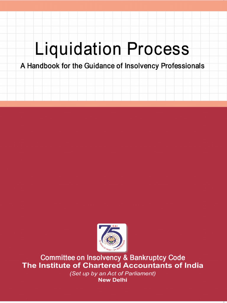 Liquidation Manual | PDF | Bankruptcy | Liquidation