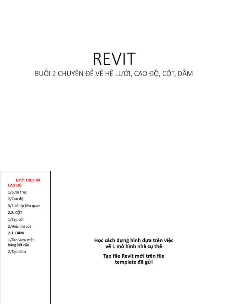 Revit Arc Phan Ly Thuyet 2 | PDF
