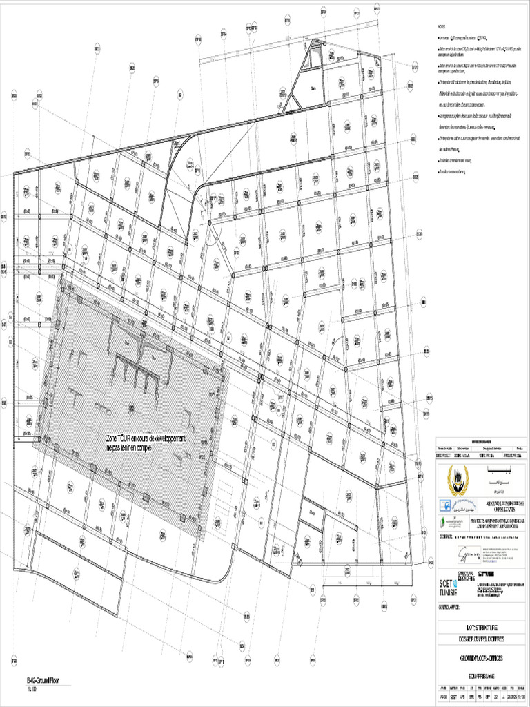 A2438-Benghazi - Towers - STR - 22 - Ground Floor - Offices | PDF