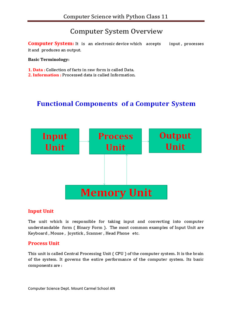 Computer System Overview | PDF | Computer Data Storage | Byte
