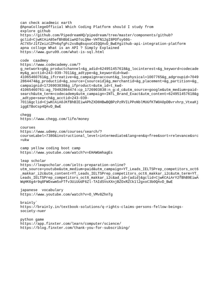 Random Sites | PDF