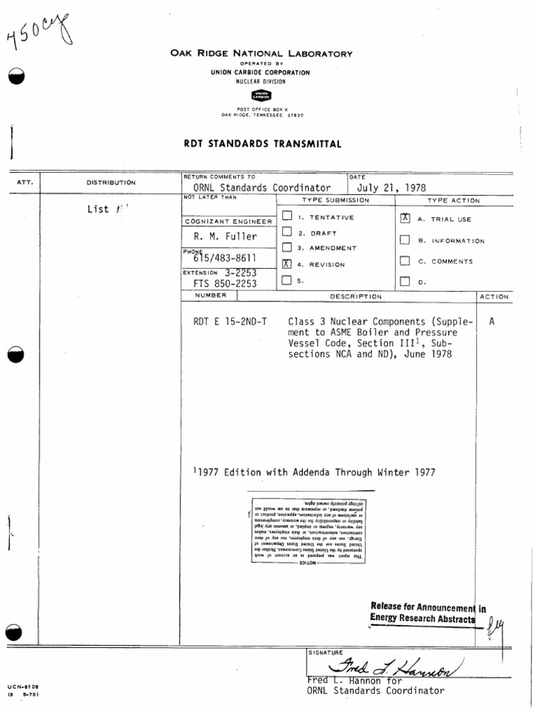 Class 3 Nuclear Components Standards | PDF | Mechanical Engineering ...