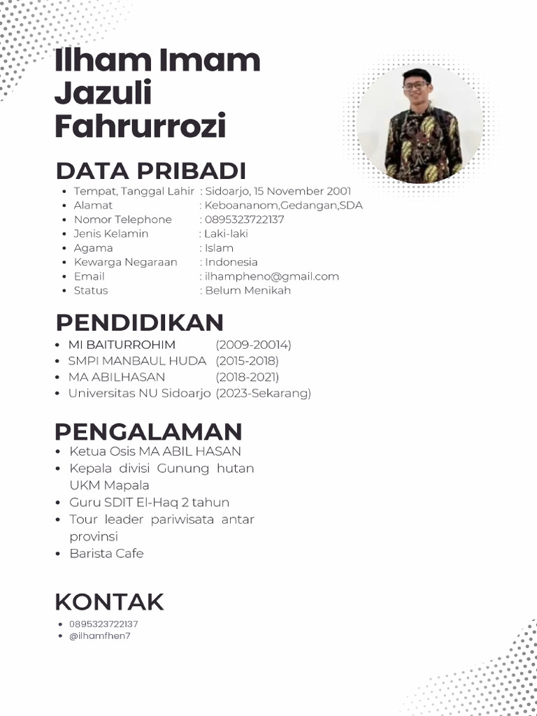 Ilham Imam Jazuli Fahrurozi | PDF