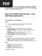 AP Psychology CED Vocabulary List | PDF | Memory | Mental Disorder