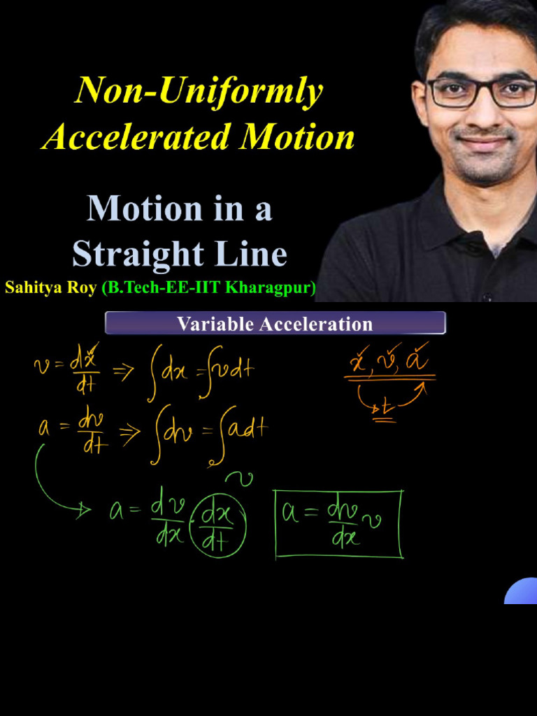 7 - Non-Uniformly Accelerated Motion Done | PDF
