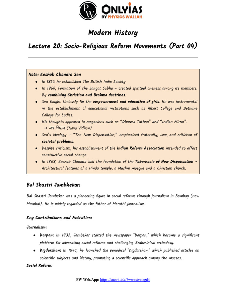6808d8e4b177e9a510bda234 - ## - Modern History 20 Daily Class Notes ...