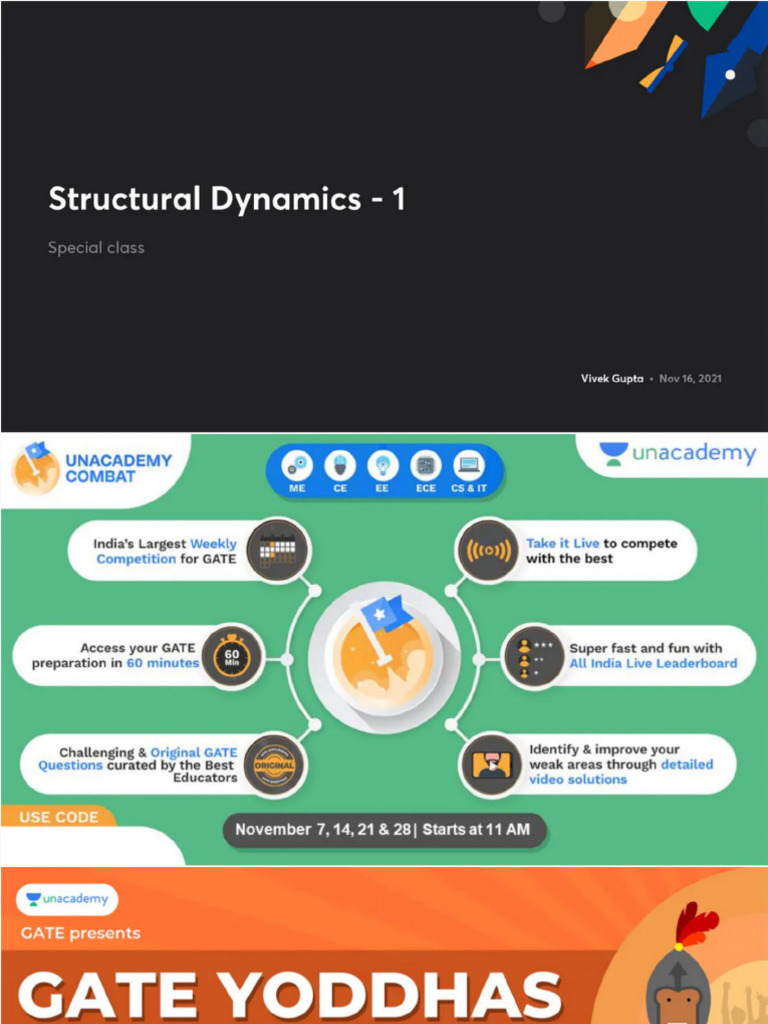 Structural Dynamics 1 With Anno | PDF