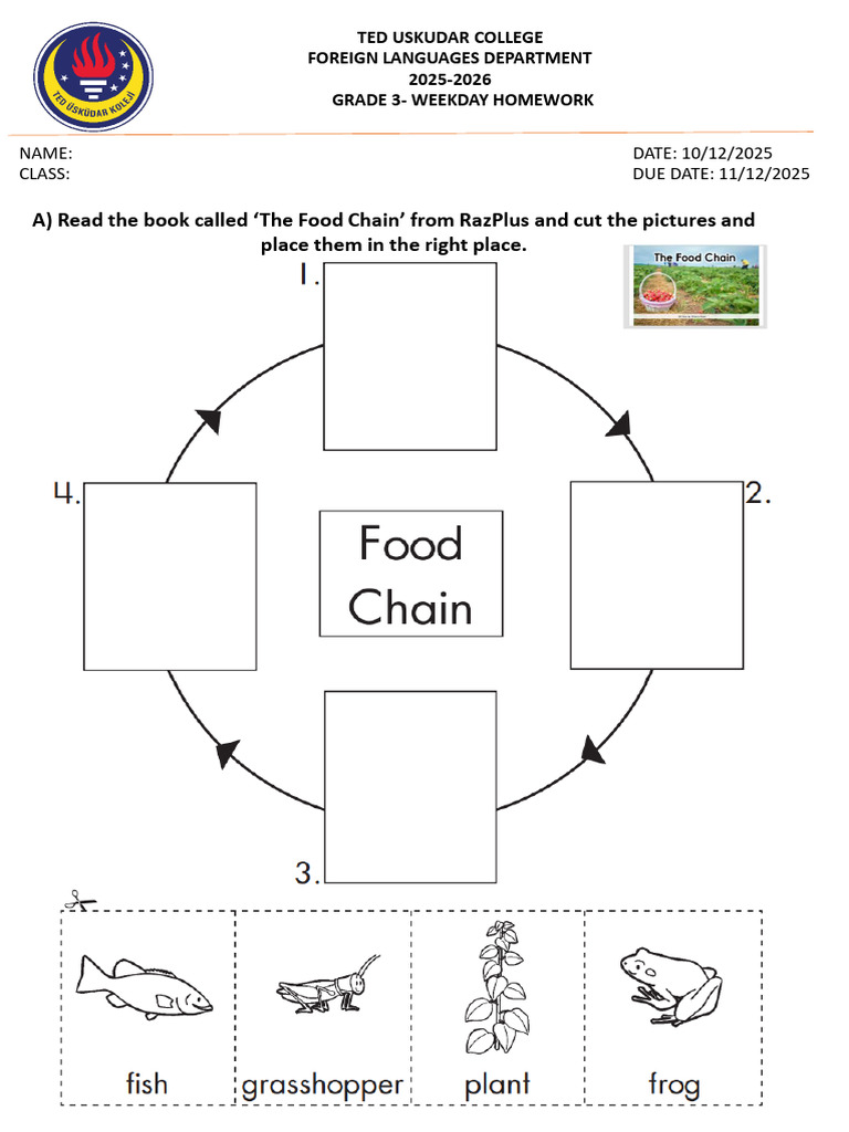 Grade 3 Homework: Animal Habitats | PDF