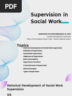 Supervision Framework for Social Work SA | PDF | Social Work ...