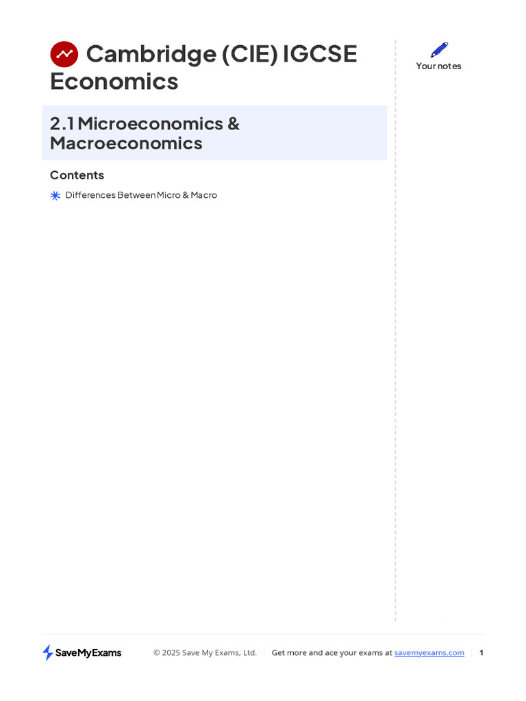 Macro and Micro Economics | PDF | Macroeconomics | Microeconomics