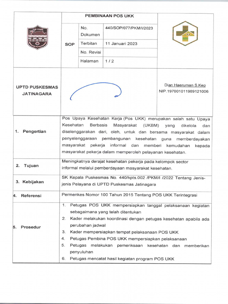 Pembinaan Pos Ukk | PDF