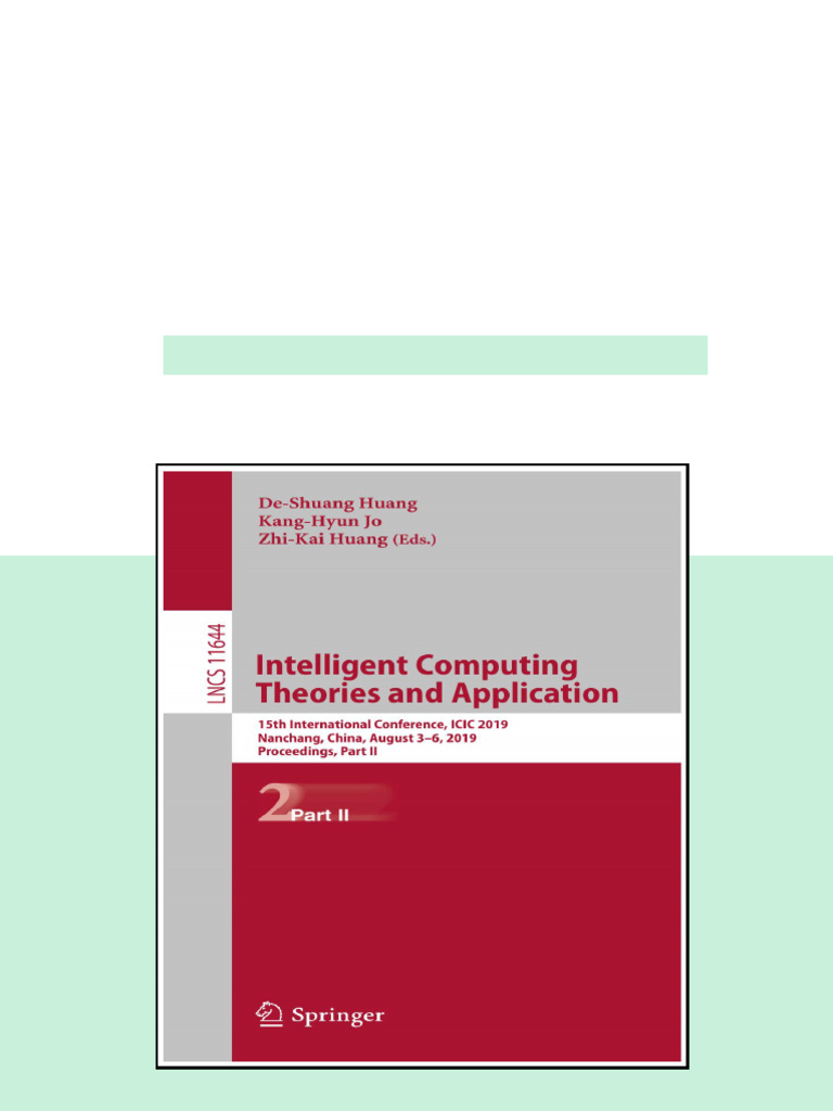 Intelligent Computing Theories and Application 15th International ...