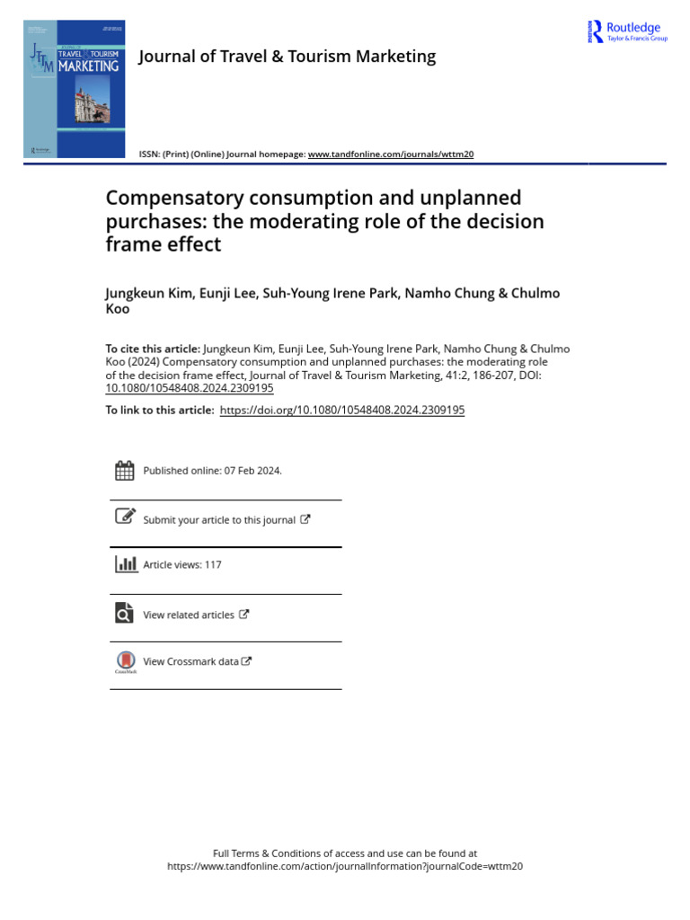 Compensatory Consumption and Unplanned Purchases The Moderating Role of ...
