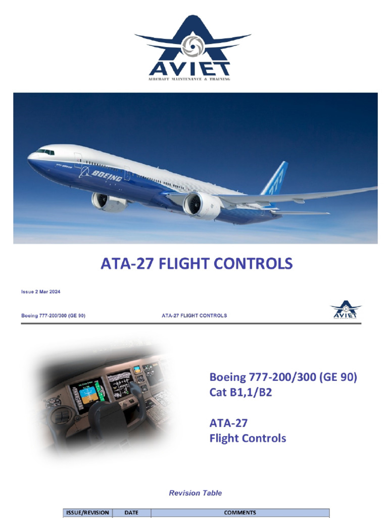 Ata 27-Flight Controls | PDF