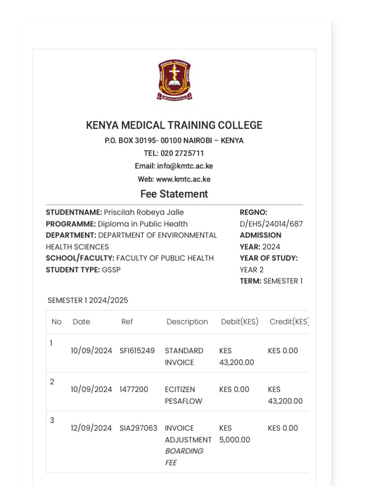 Kenya Medical Training College (22) | PDF | Financial Services | Accounting