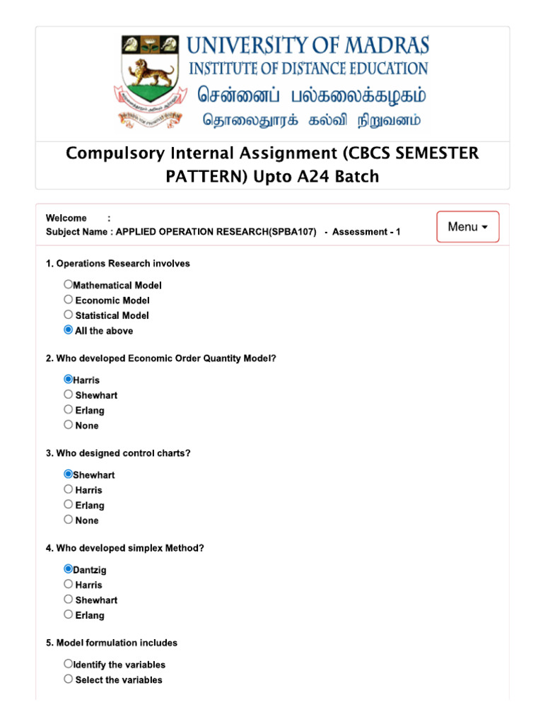 Applied Operation Research 1 | PDF