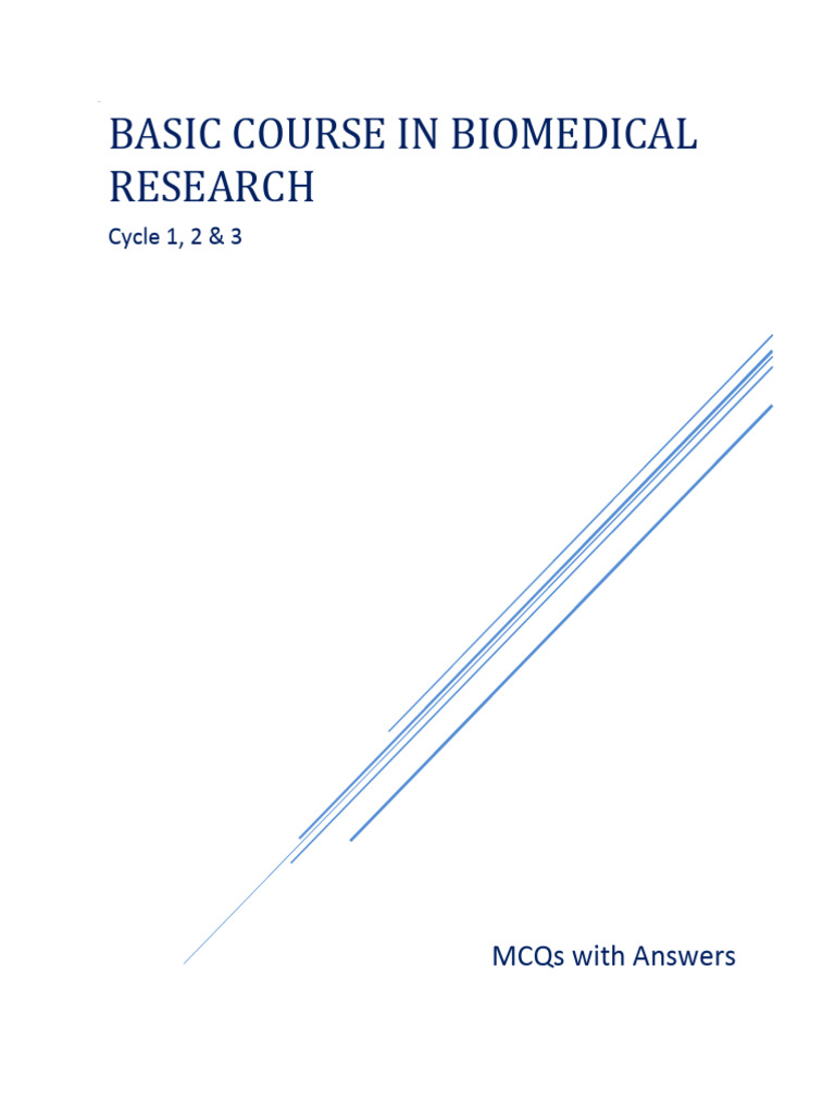 BCBR MCQs With Answers-1 | PDF | Pub Med | Incidence (Epidemiology)
