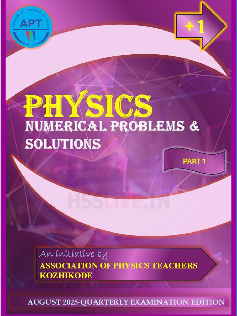 Numerical Solutions for Physics Concepts | PDF | Force | Acceleration