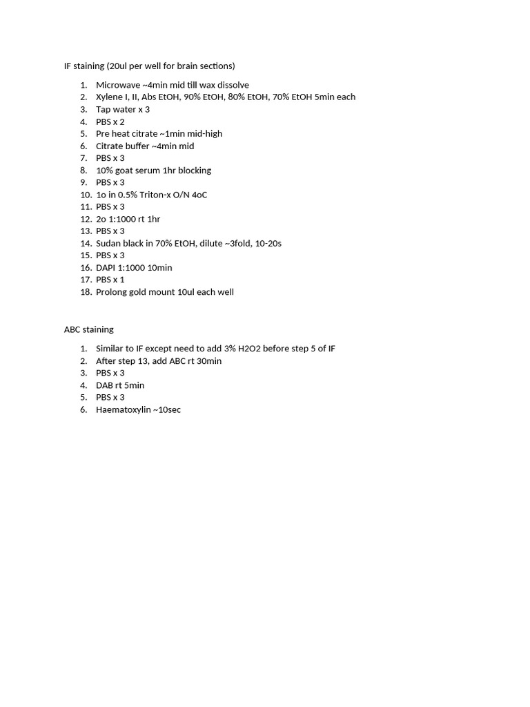 If and DAB Staining | PDF