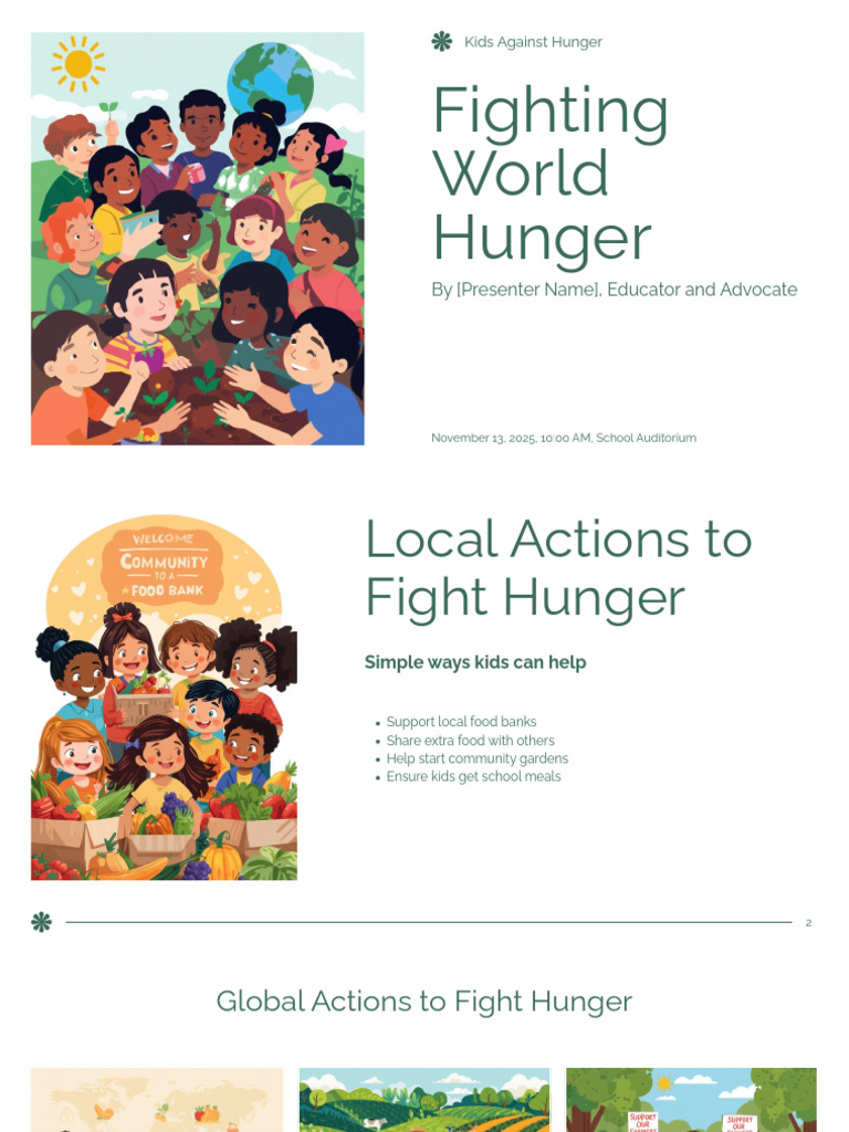 Presentation - Fighting World Hunger | PDF