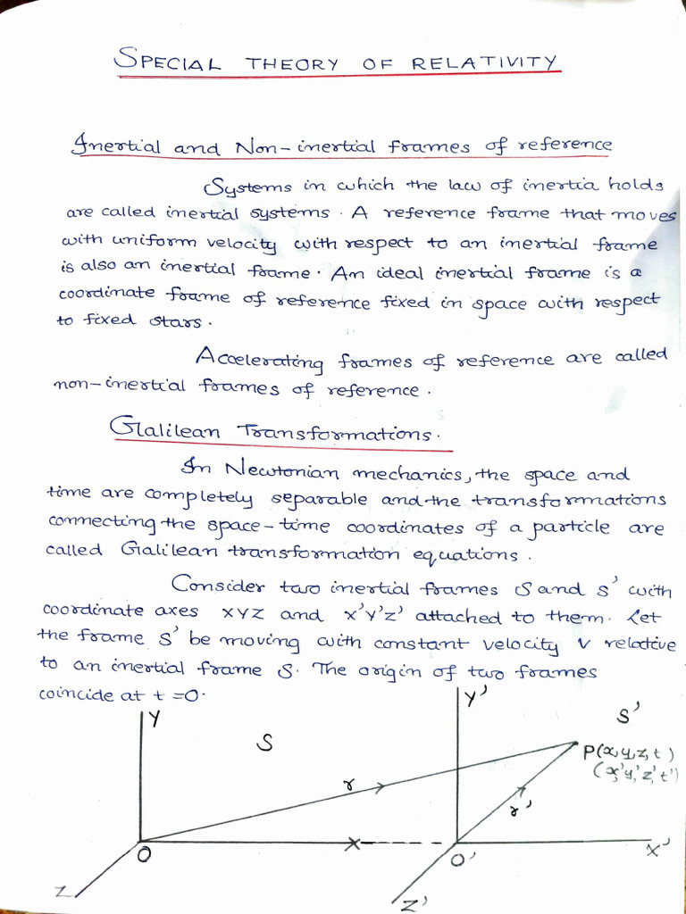 Relativity | PDF