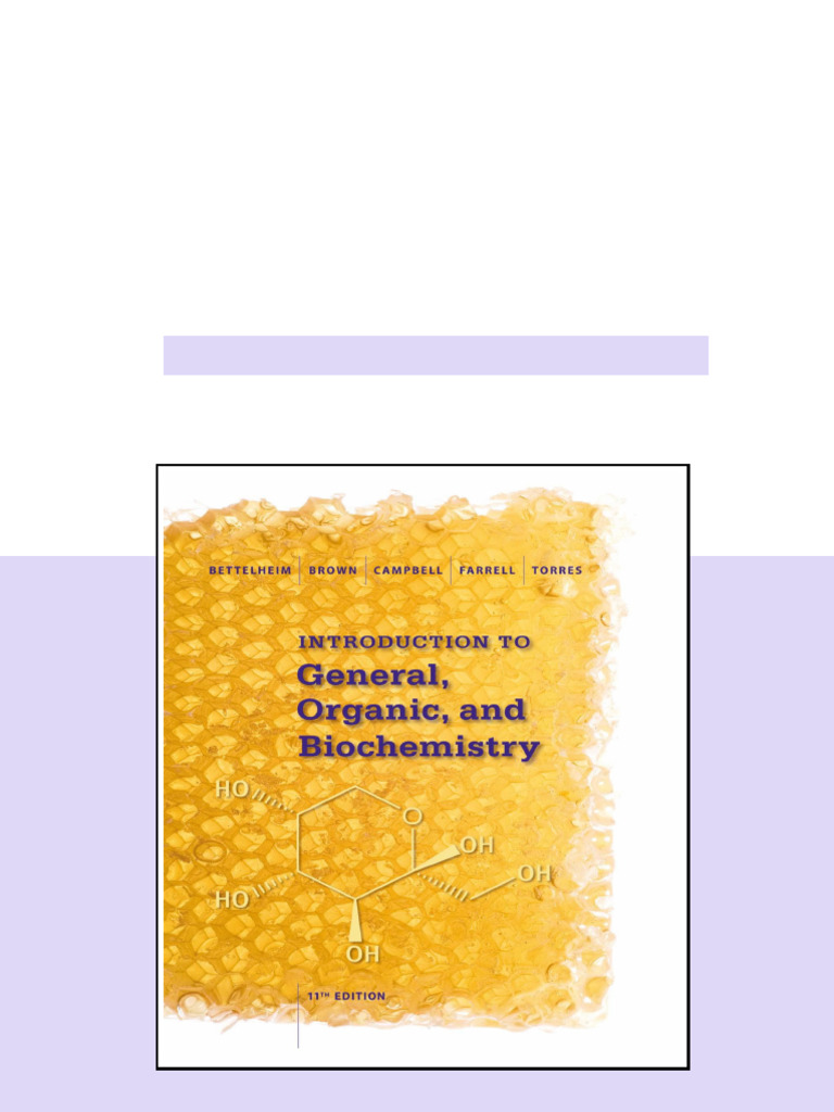 Introduction to General Organic and Biochemistry 11th Edition by ...