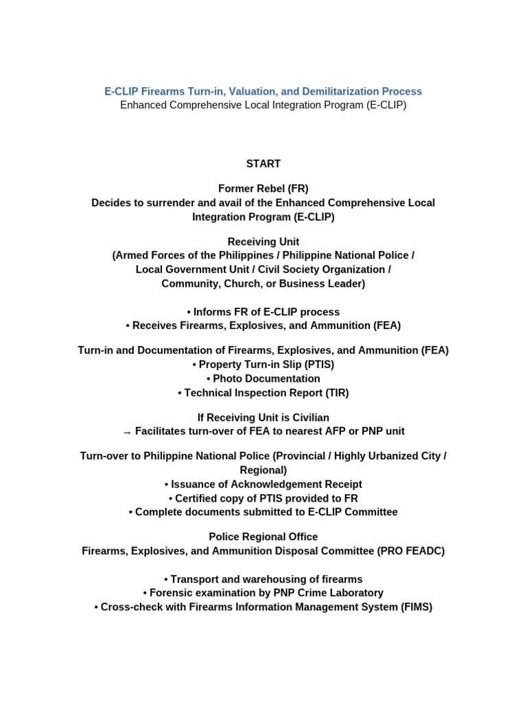E-CLIP_Firearms_Process_Flowchart | PDF