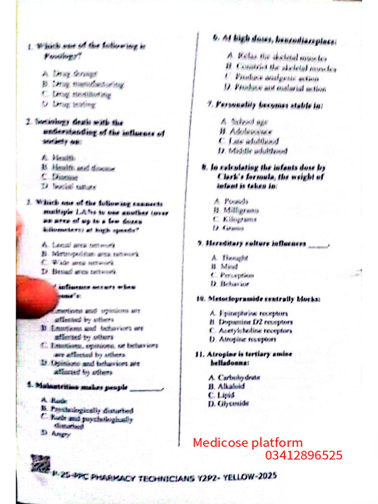 2nd Year Paper - 2 (14 December 2025) | PDF