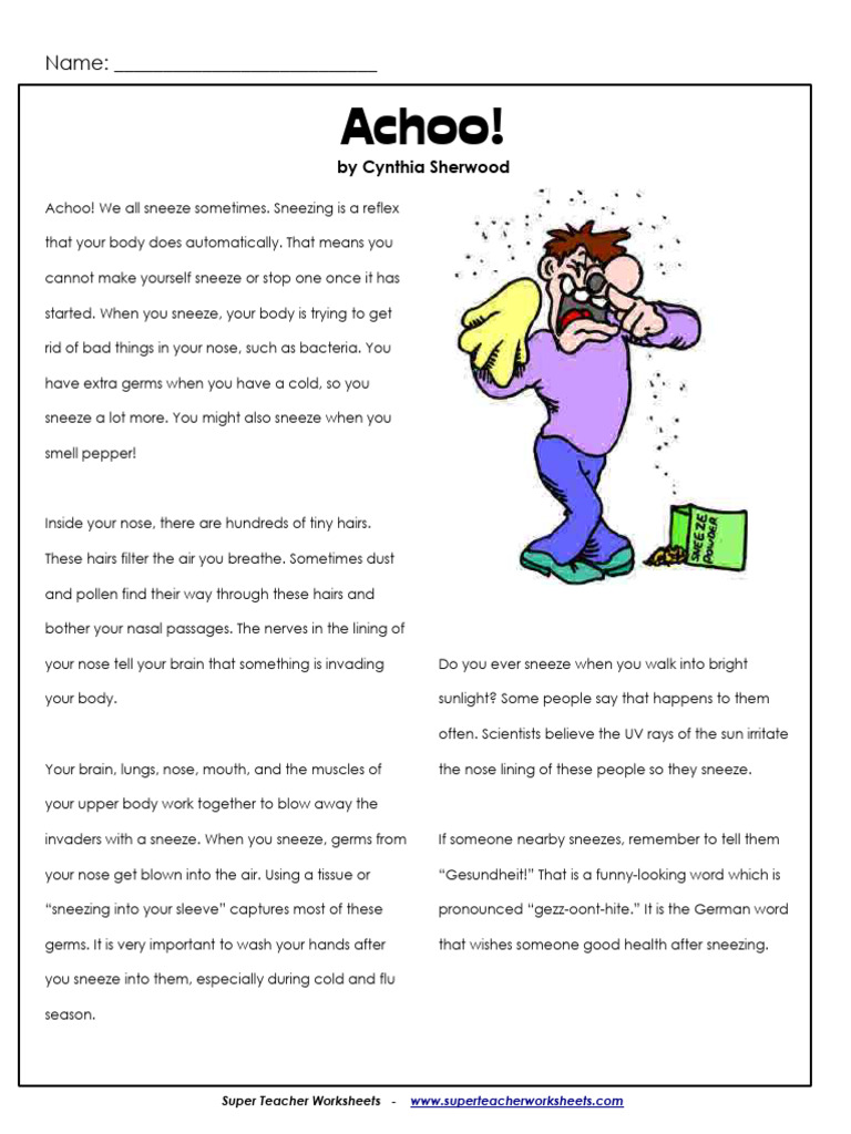 Atchoo | PDF | Reflexes