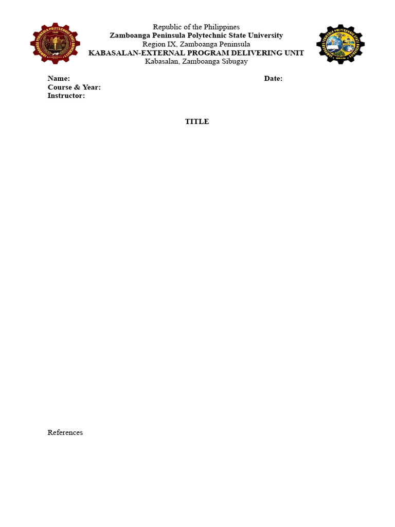 Report Format - Docx P | PDF
