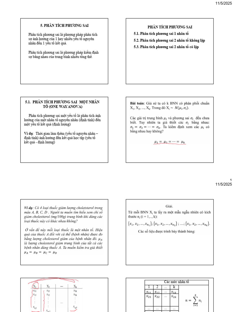 Phân Tích Anova | PDF