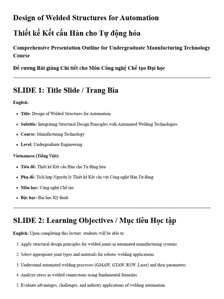 Design of Welded Structures for Automation_ Integrating Structural Design Principles With ...