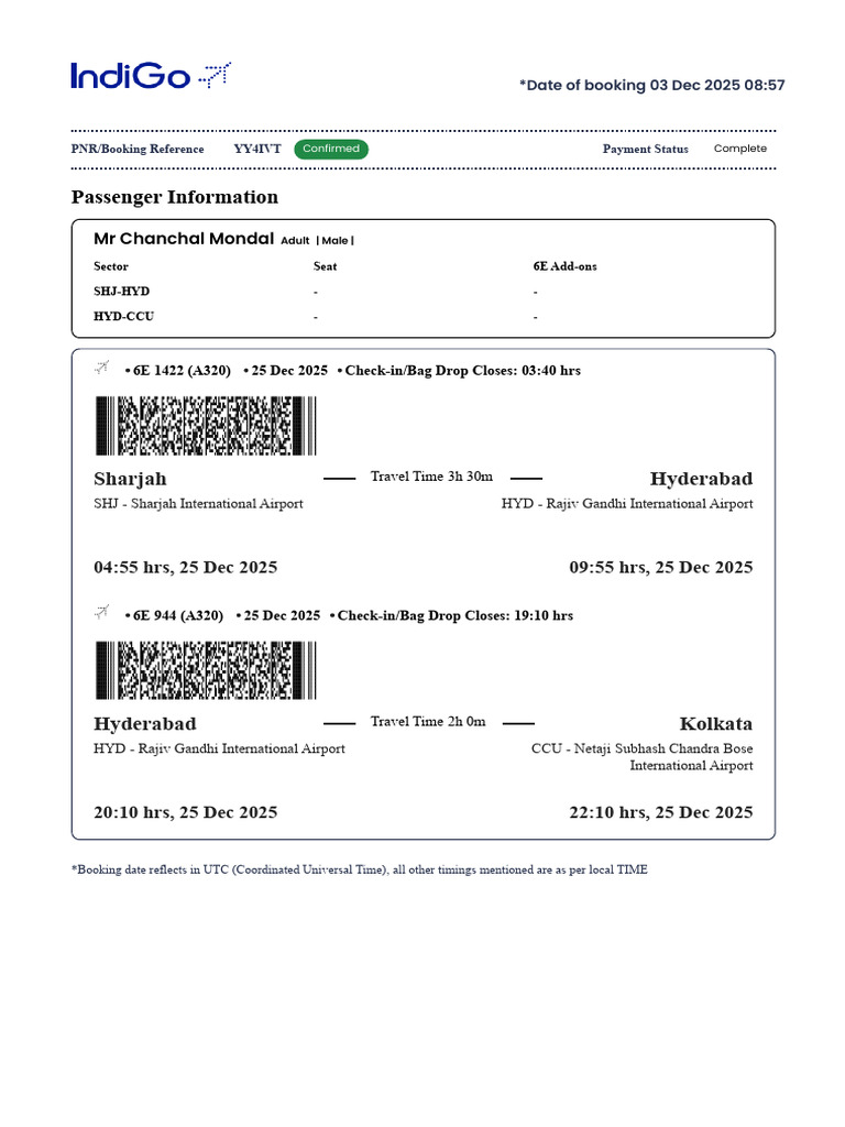 SHJ To Ccu | PDF | Travel Visa